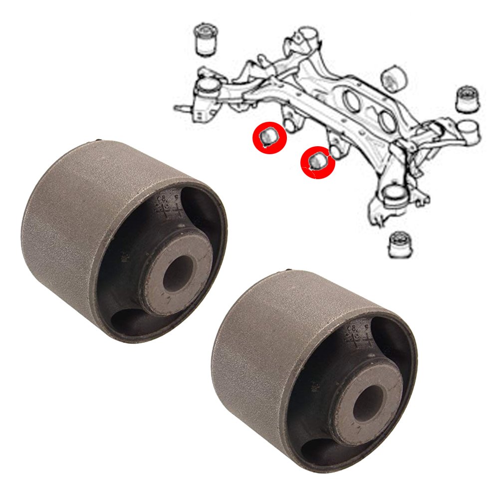 Silentblocs du support différentiel arrière, Sportage II/III, Sorento ...