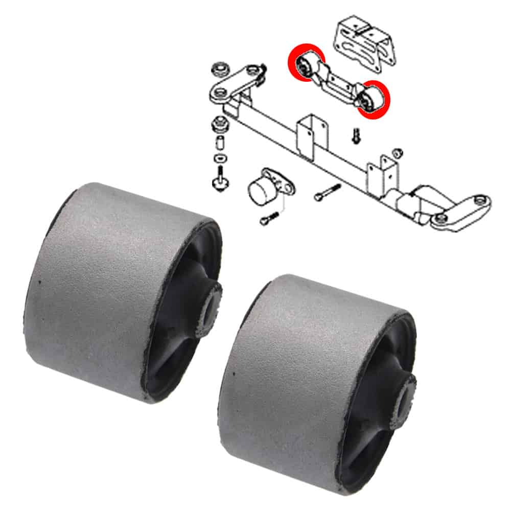 Silentblocs du support moteur arrière, H1/Starex, Pajero Sport I ...