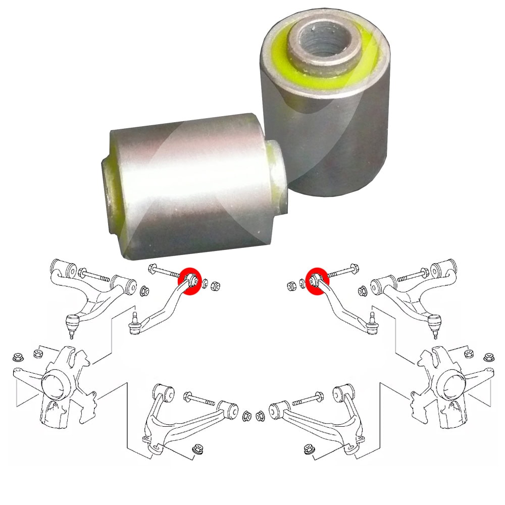 Rear arms bushes, ML W163 - SILENTBLOCKS