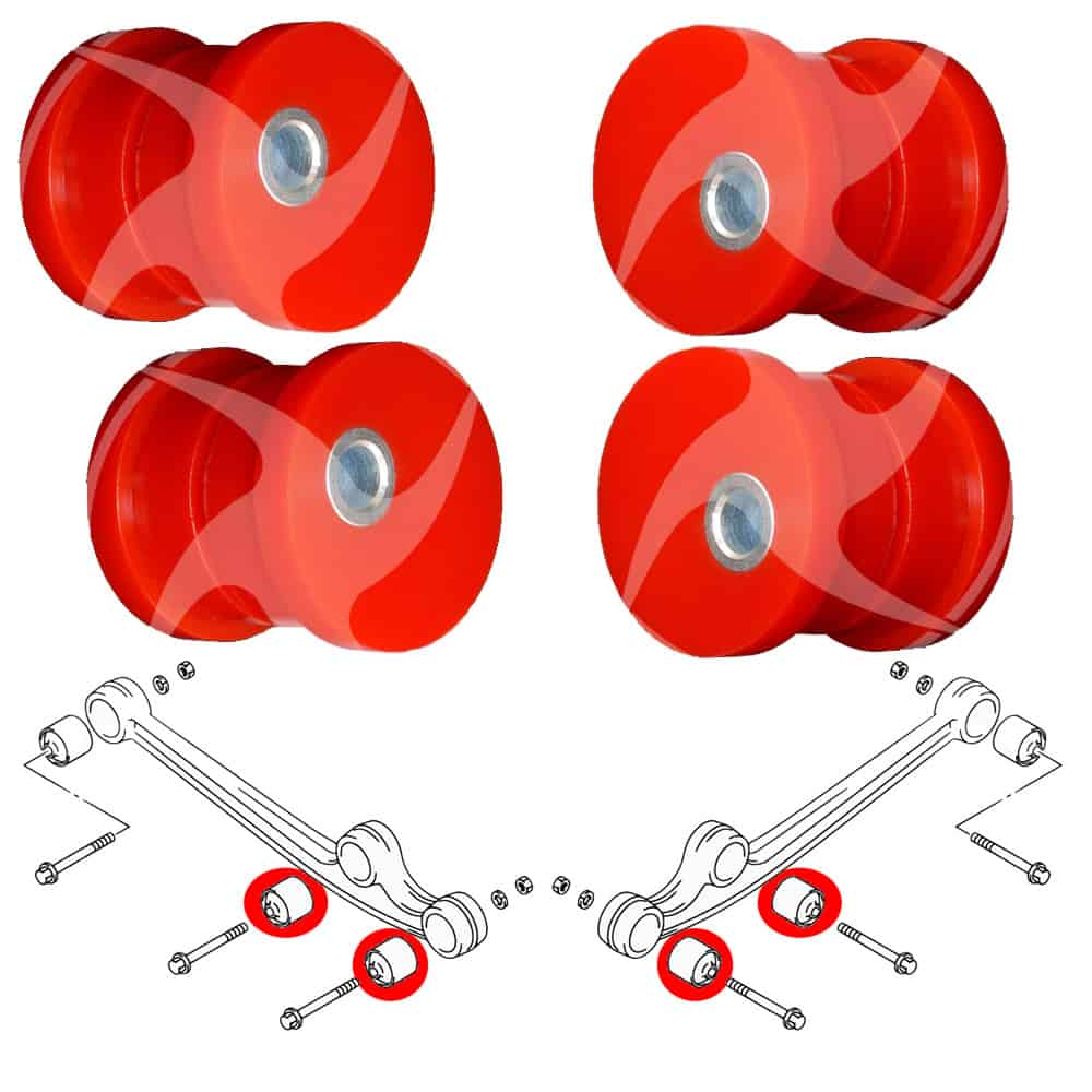 Eccentric suspension arm bushes, Jimny - SILENTBLOCKS